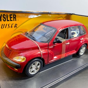 Vintage Red Chrysler PT Cruiser Diecast Model Car 1:18 Scale - Etsy