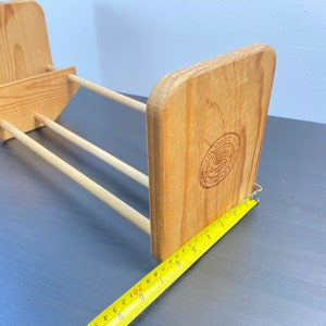 Napa Valley Box Co Wooden Storage Rack, Adjustable Sliding Rack, Book ...