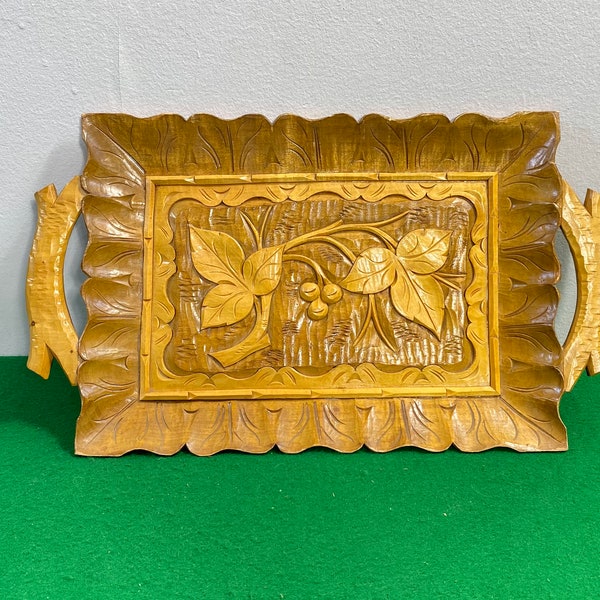 Carved Tray - Etsy