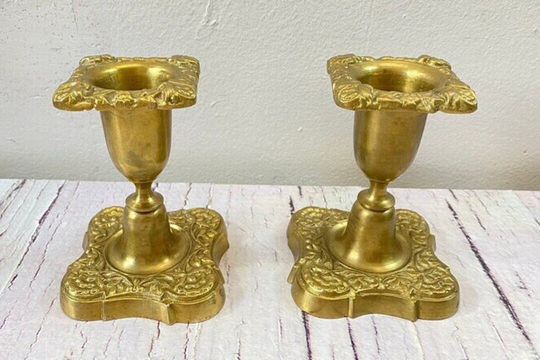 Vintage Italian Candle Holder, Ornate Candlestick, Mid Century ...