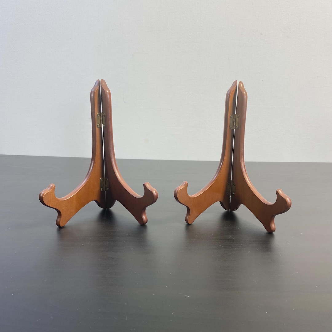 Wooden Stand Display, ONE Easel, Table Top Foldable Easel, Decorative ...