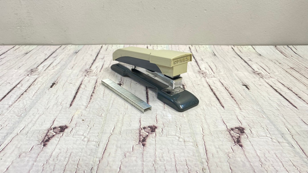 Vintage OFREX No.80 Desk Stapler - Made in England - Art Deco - Beige ...