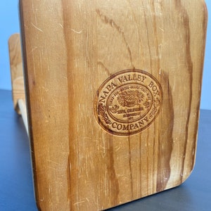 Napa Valley Box Co Wooden Storage Rack, Adjustable Sliding Rack, Book ...