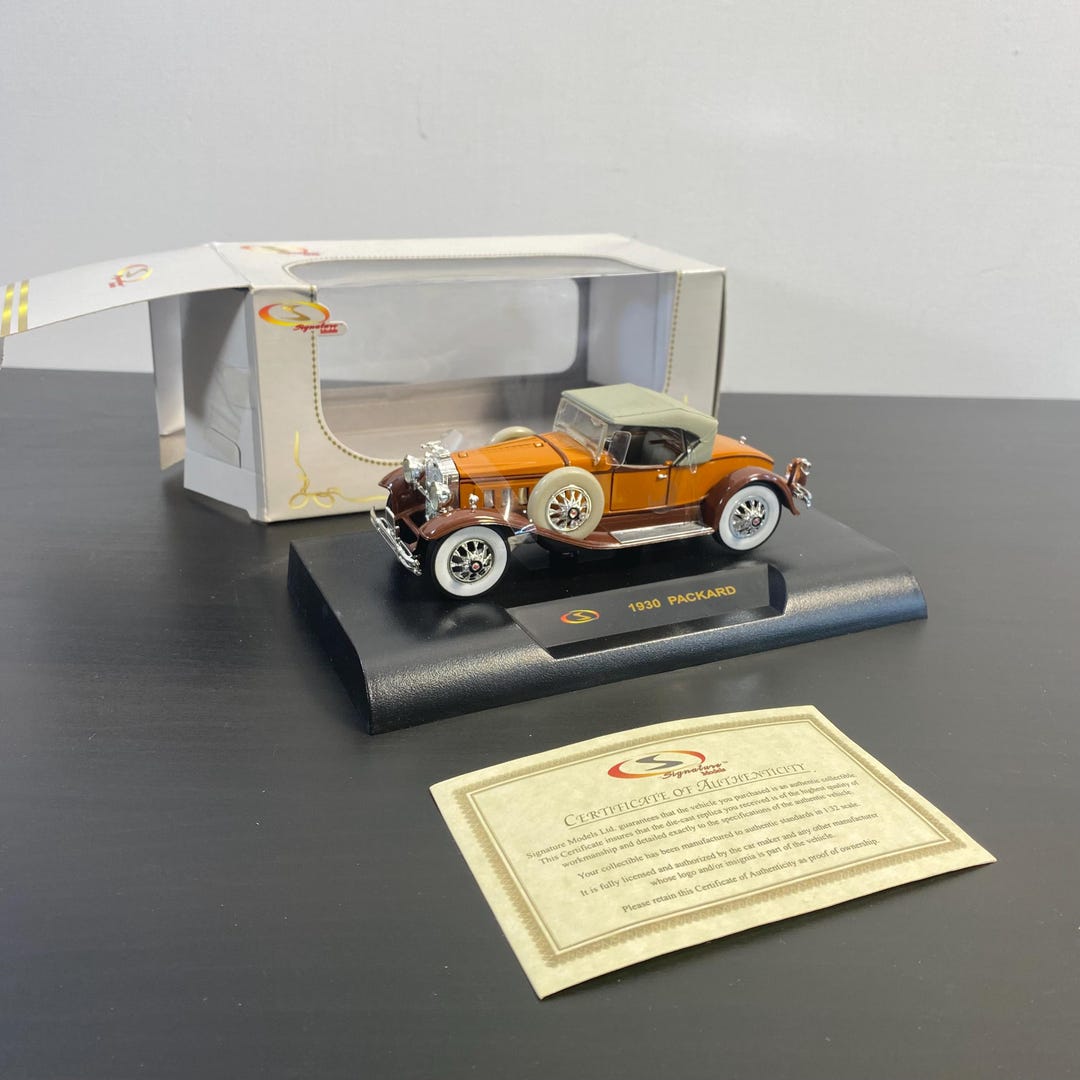 1930 Packard, Model Car, 1/32 Die Cast Car, Diecast Model, Signature ...