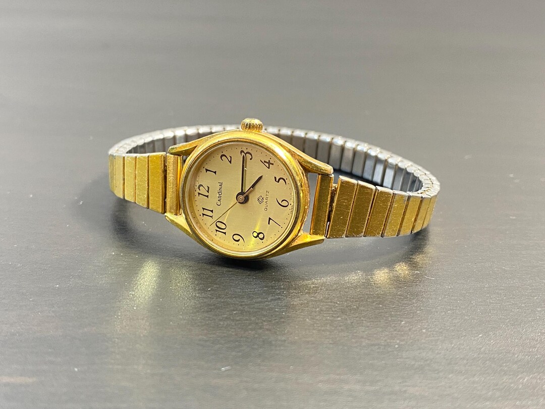 Wrist Watch for Women, Present for Her, Golden Color, Vintage Womens ...