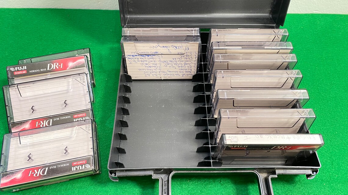 Vintage 20 Units Cassette Tape Carry Case Storage Box Plastic - Etsy