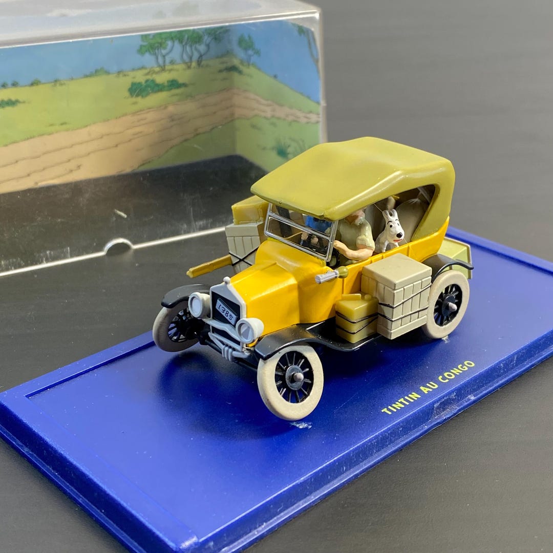 ATLAS TINTIN AU Congo Car, Ford Model, Yellow Toys, City of Industry ...