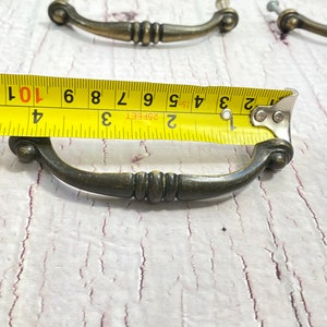 Metal Drawer Pull, Vintage Handle and Pull, Furniture Hardware, Vintage ...