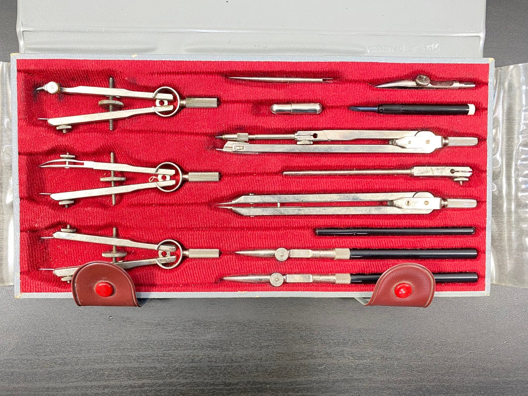 Vintage Technical Drawing Set GRAMERCY Professional Drawing - Etsy UK