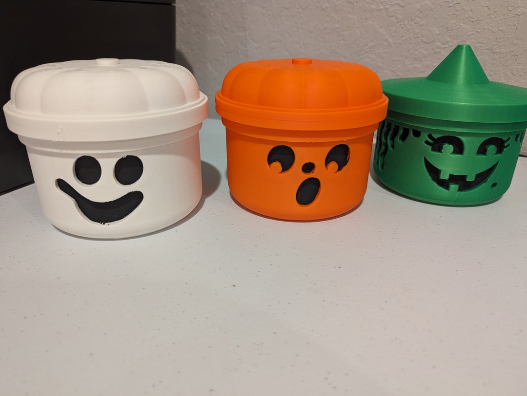 Halloween Pail Candy Dishes - Etsy