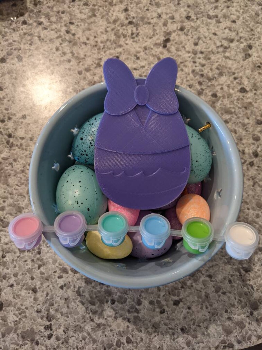 Purple Daisy Duck Easter DIY Paint Kit - Etsy