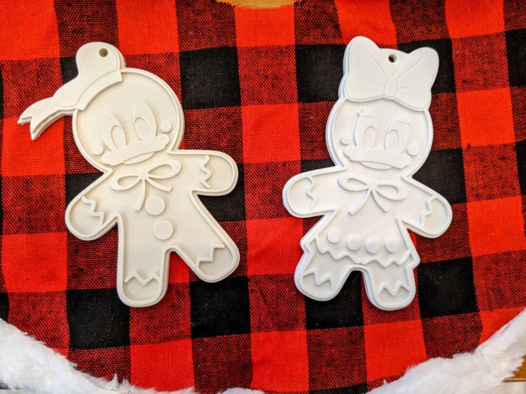 Donald & Daisy Duck DIY Gingerbread Ornaments - Etsy