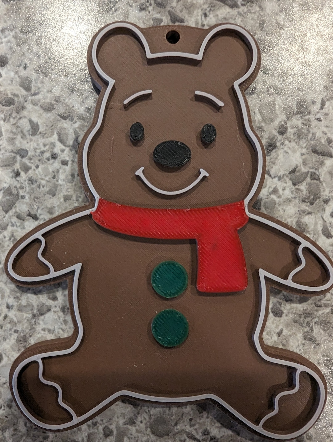 Pooh Bear Gingerbread Ornament - Etsy