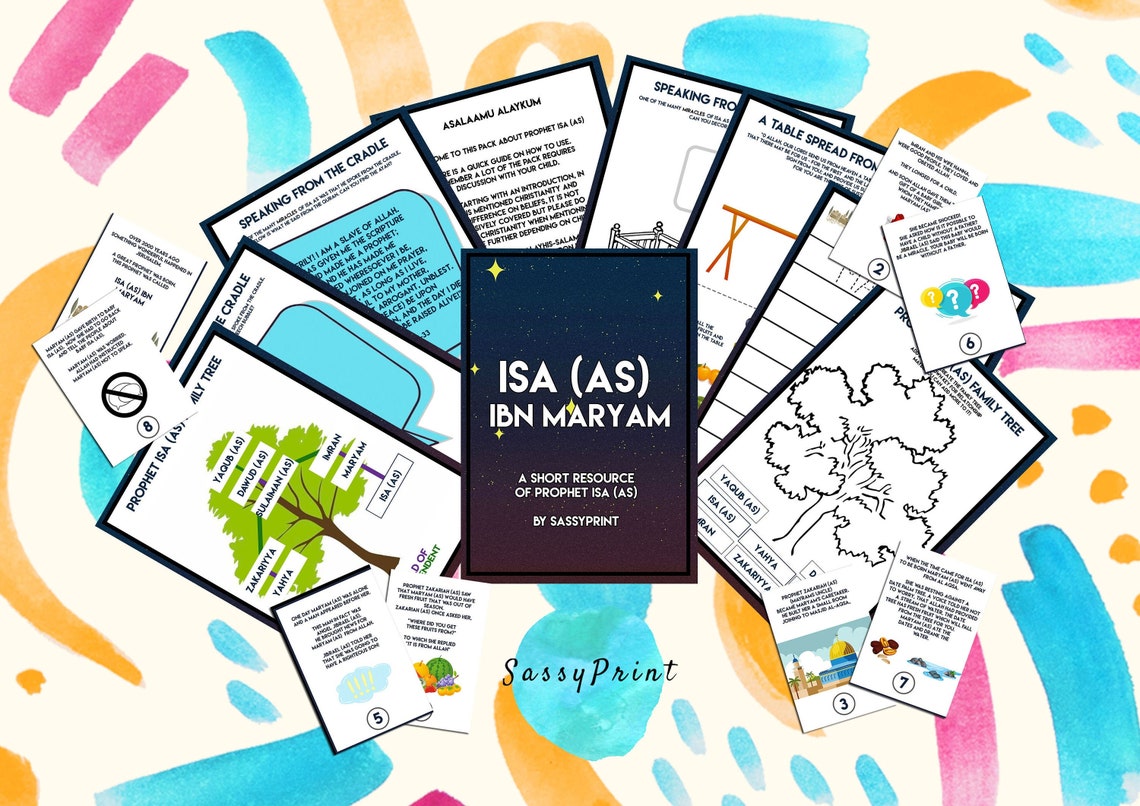 Prophet Isa AS Resource Preschool Curriculum Homeschool - Etsy