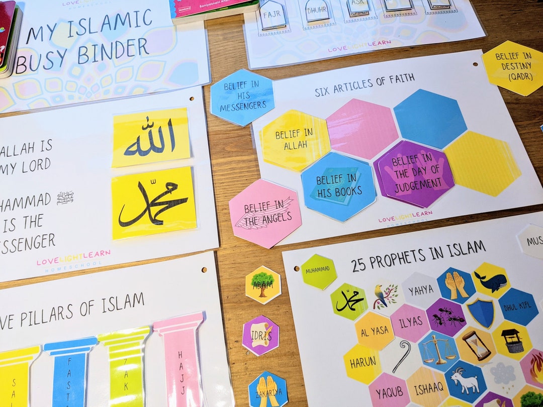 Islamic Busy Binder BUNDLE | Busy Book | Islam | Education ...