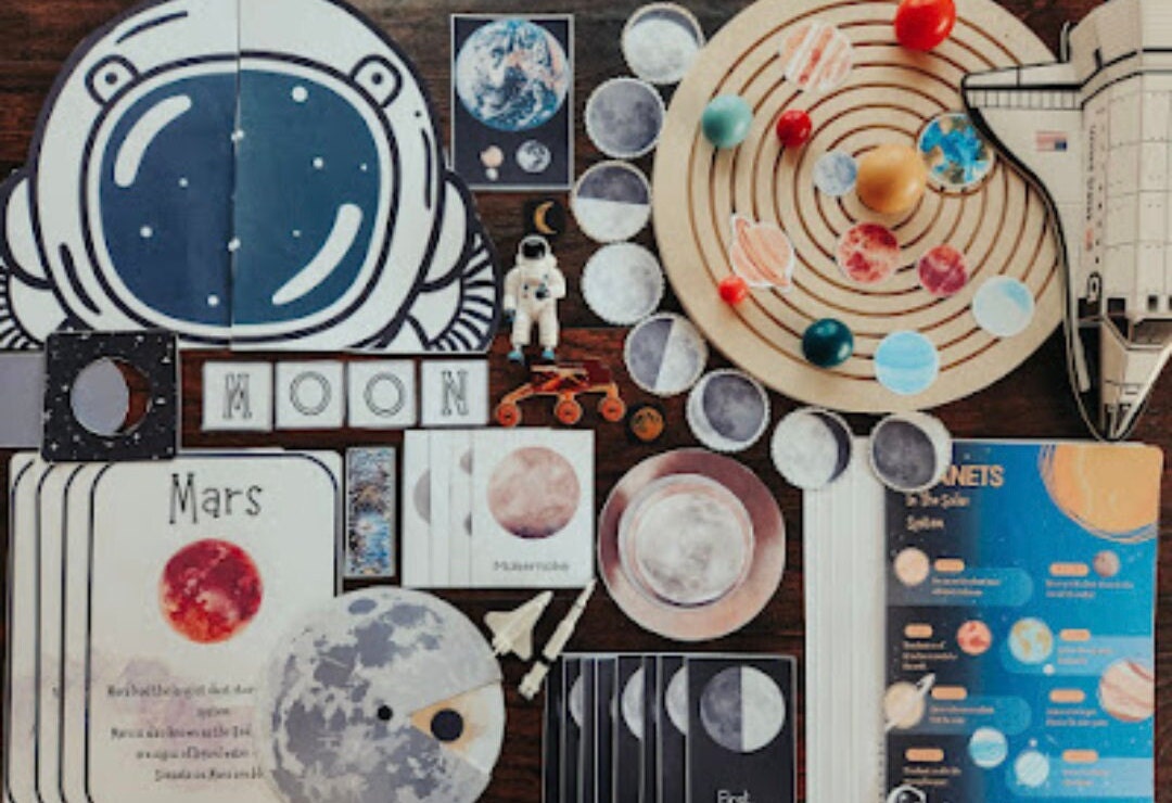 Lets Learn About Space Printable Preschool Curriculum BUNDLE Digital ...