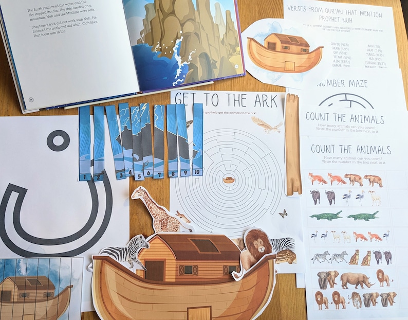 Prophet Nuh (AS) Resource | Preschool Curriculum | Homeschool Printable ...