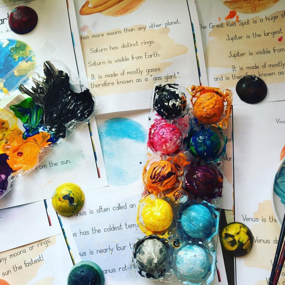 Lets Learn About Space Printable Preschool Curriculum BUNDLE Digital ...