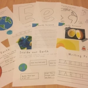 My First About Earth Printable | Preschool Curriculum | Homeschool ...