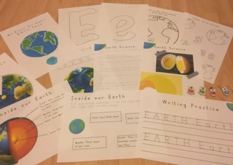 My First About Earth Printable | Preschool Curriculum | Homeschool ...