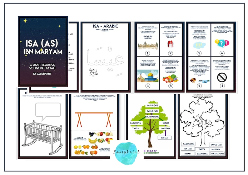 Prophet Isa (AS) Resource | Preschool Curriculum | Homeschool Printable ...