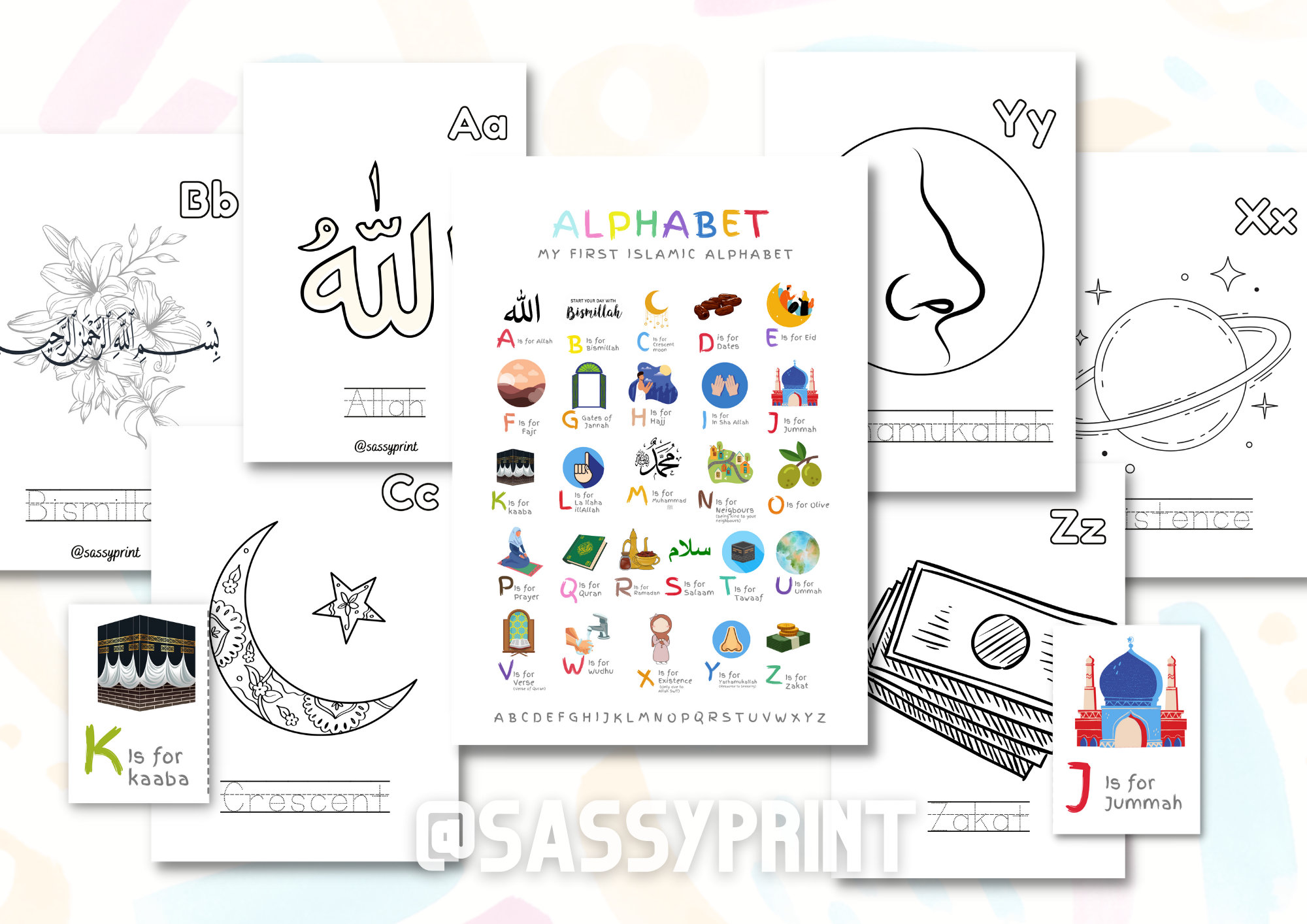 Islamic ABC Resource | Preschool Curriculum | Homeschool Printable ...