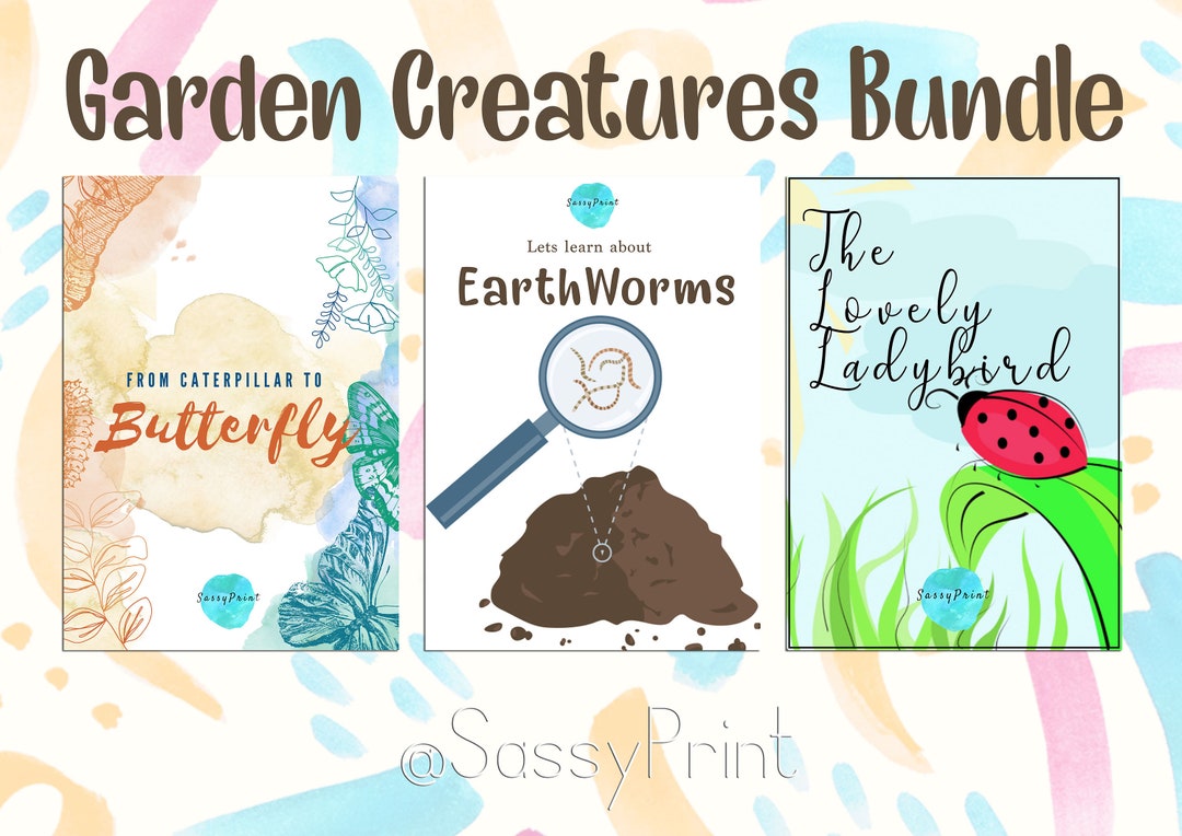 Garden Creatures MEGA BUNDLE EYFS Snail Earthworm Gardenbugs Enwc ...