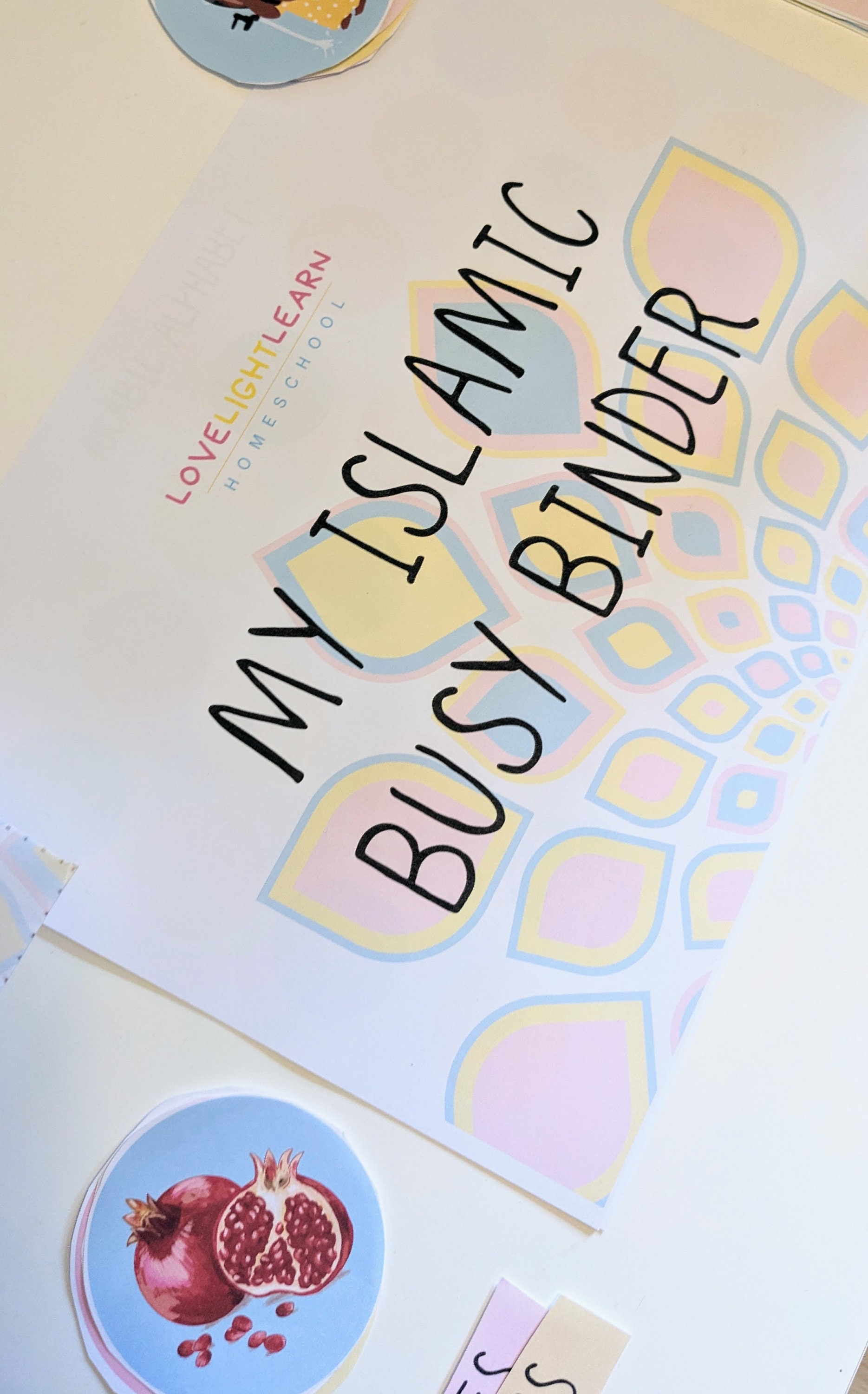 Islamic Busy Binder Set 2 Busy Book Islam Education Kindergarten Arabic ...