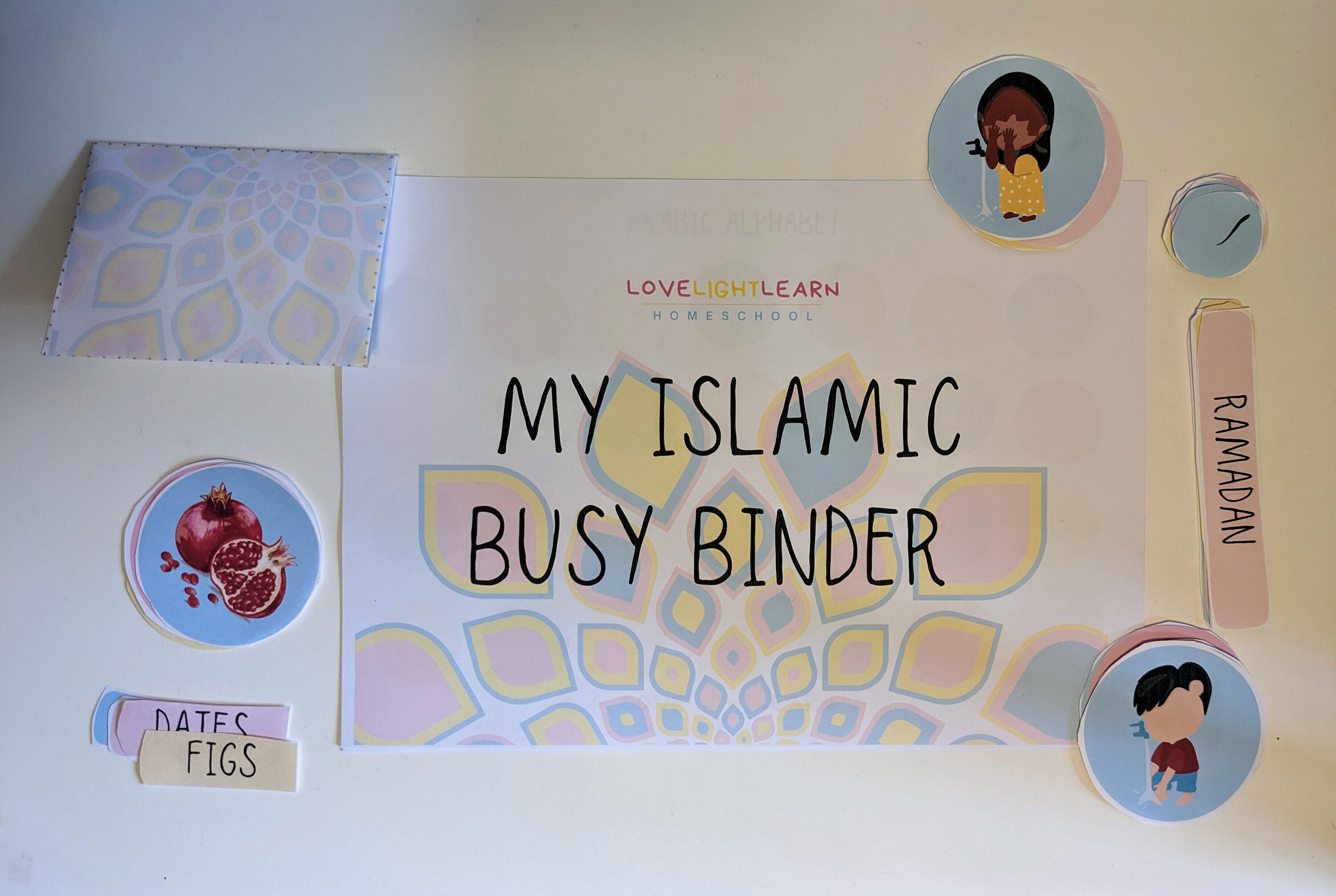 Islamic Busy Binder Set 2 Busy Book Islam Education Kindergarten Arabic ...