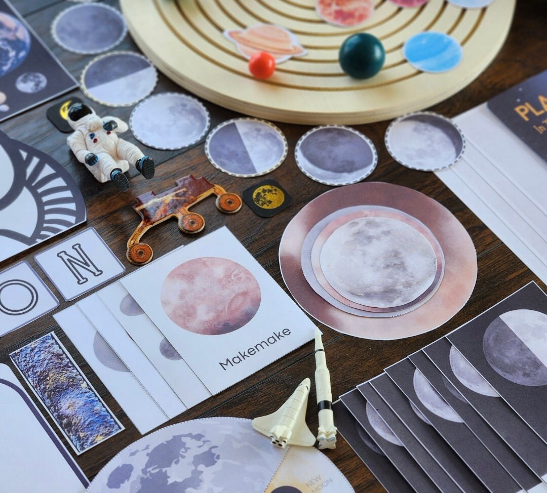 Lets Learn About Space Printable Preschool Curriculum BUNDLE Digital ...