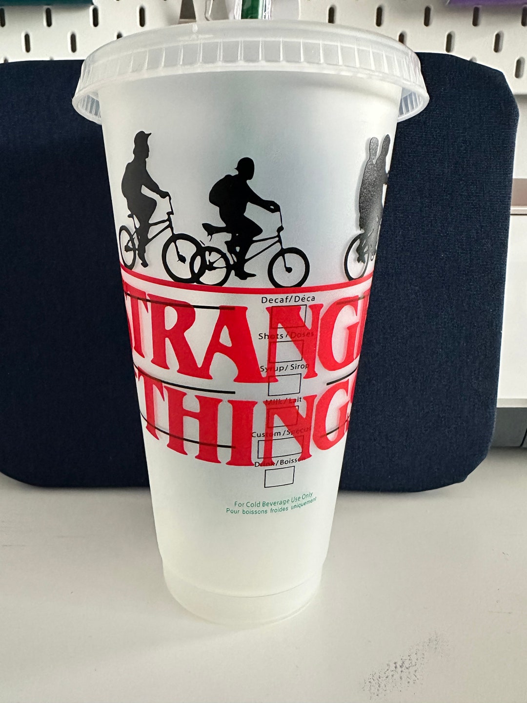 Stranger Things Starbucks Cold Cup - Etsy