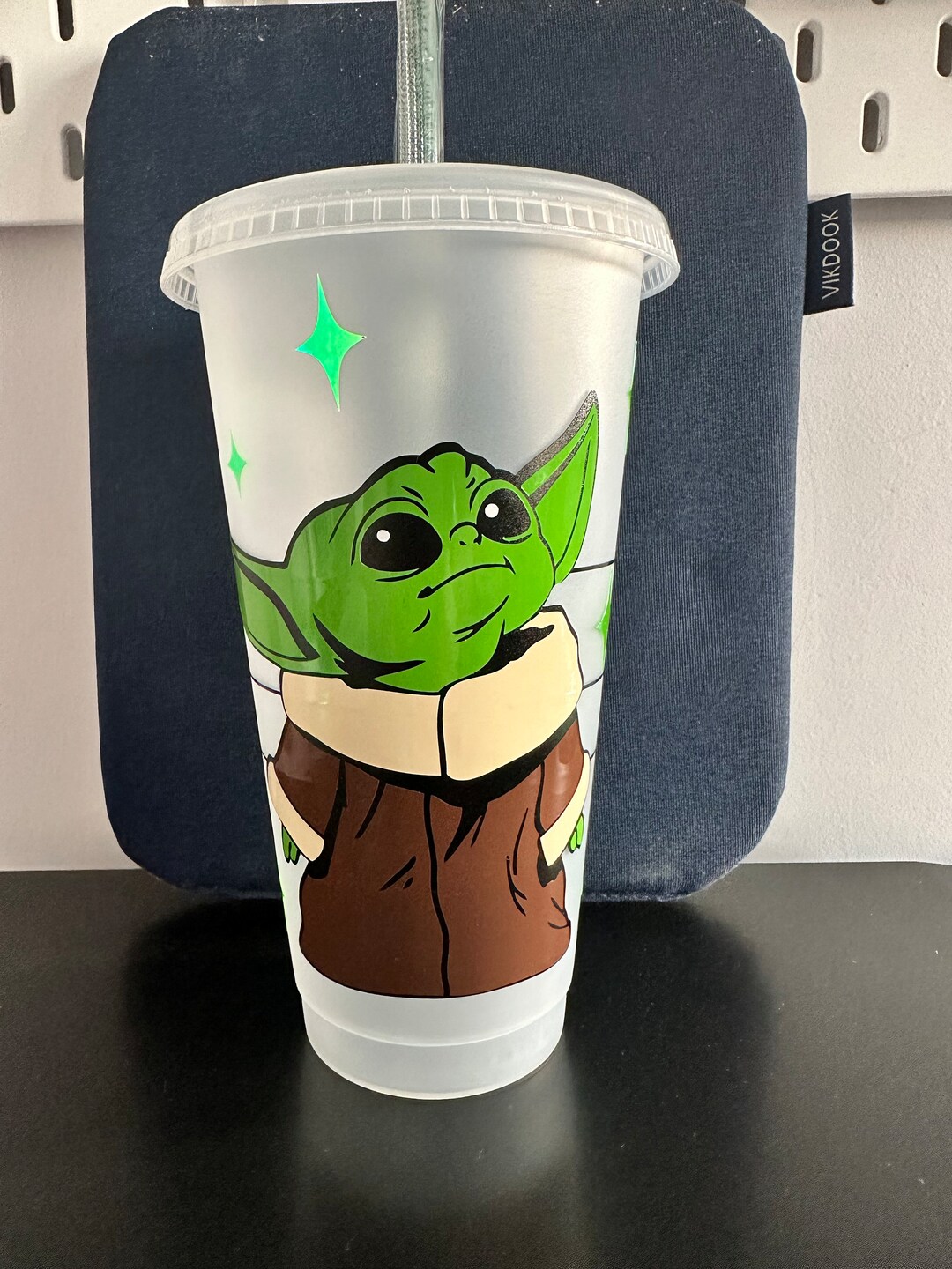 Grogu baby Yoda Starbucks Cold Cup - Etsy