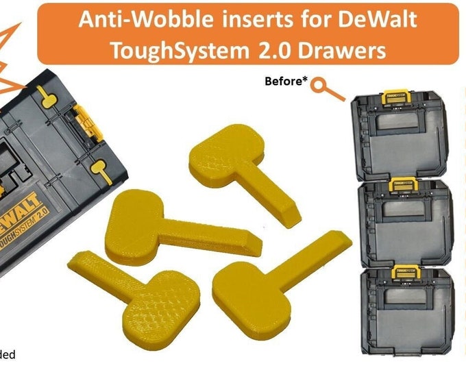 Dewalt Toughsystem V2.0 Drawers Anti Wobble Stabilising Inserts - Etsy