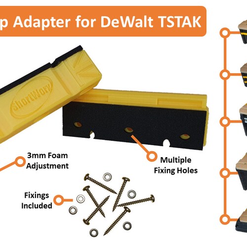 Dewalt TSTAK Worktop Adapter Bracket Connector by Shortworx - Etsy