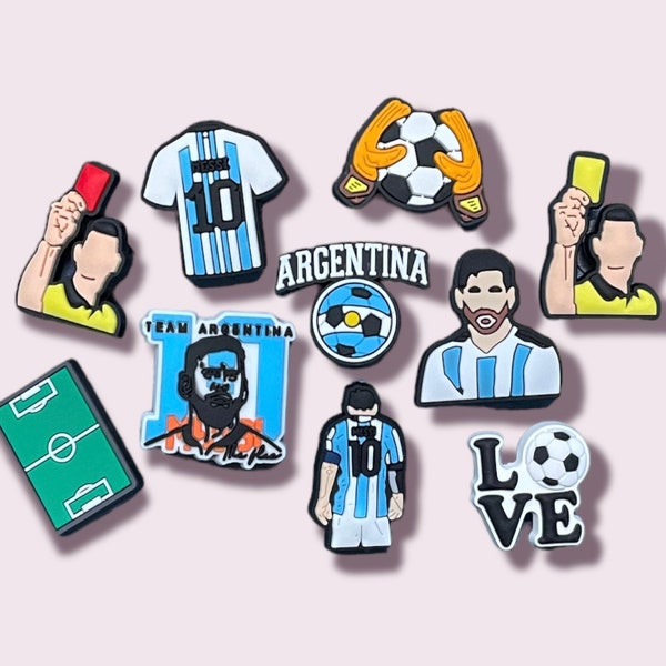Messi Croc Charms - Etsy