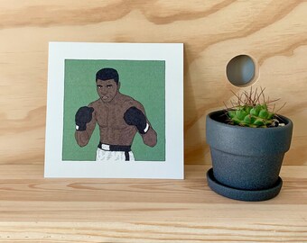 Vintage Muhammad Ali Mac Foster Boxing Poster A3/A4 Print - Etsy