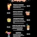 Editable Digital Cocktail Menu Template - Etsy