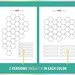 A5 Hexagonal Mood Tracker Journal, Printable Daily Mood Tracker, Mood ...