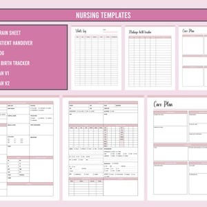 Printable Nurse Planner, Daily Planner for Nurses, Nurse Life Planner ...