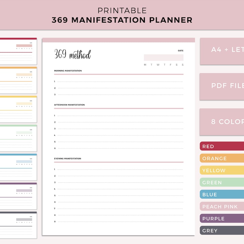 Manifestation Printable - Etsy