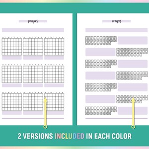 A5 Monthly Prayer Template, Printable Daily Prayer Tracker Tracker ...