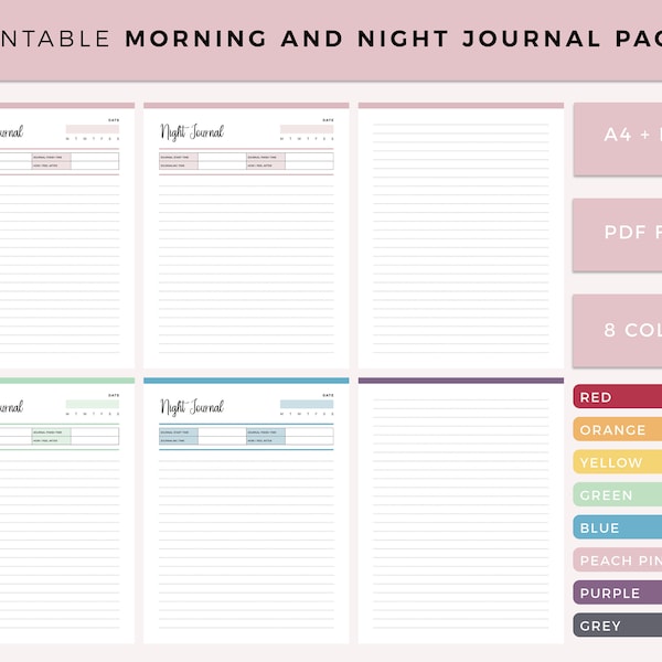 Printable Diary Pages Lined - Etsy