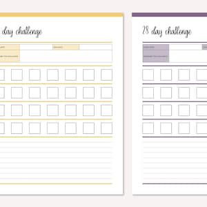 Printable 28 Day Challenge, 4 Week Challenge, Habit Tracker, Healthy ...