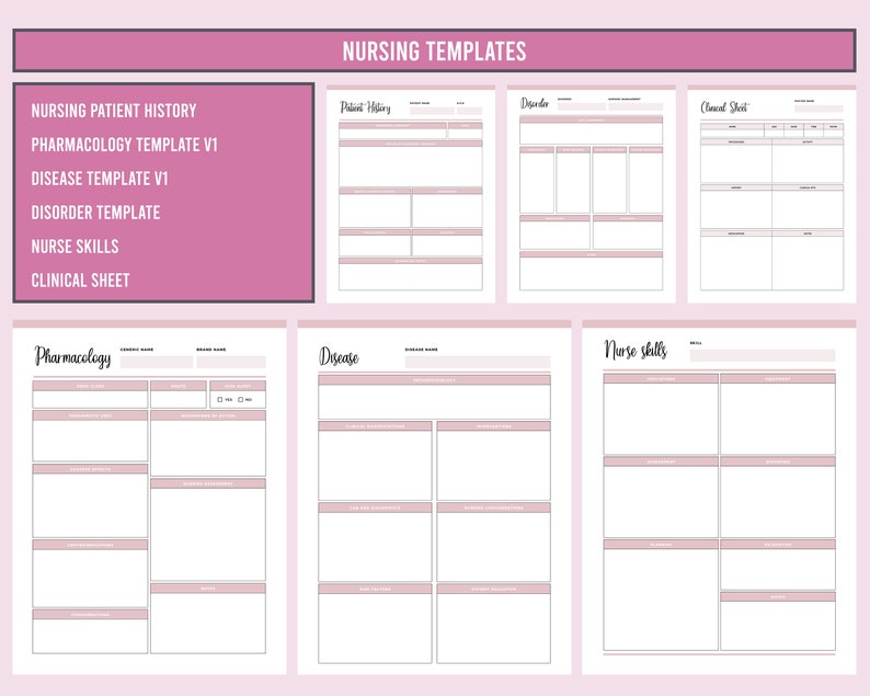 Printable Nurse Planner, Daily Planner for Nurses, Nurse Life Planner ...