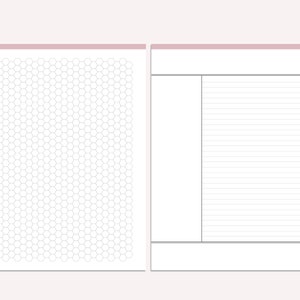 Printable Notes Pages | Print at Home Planner Pages Note Taking Pack ...