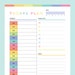 Printable Daily Planner for Kids, Childrens Routine Chart, Kids Daily ...