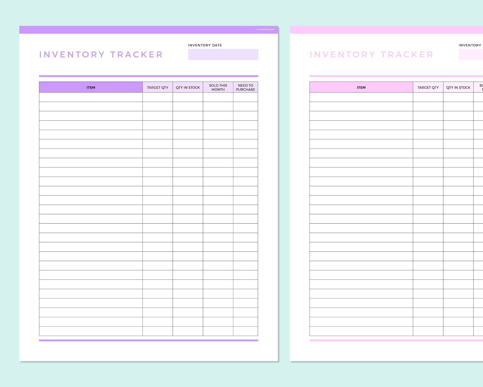 Editable Inventory Tracker Printable Fillable Inventory - Etsy Australia