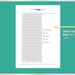 A5 Energy Level Tracker, Printable Energy Journal, Simple Yearly Energy ...