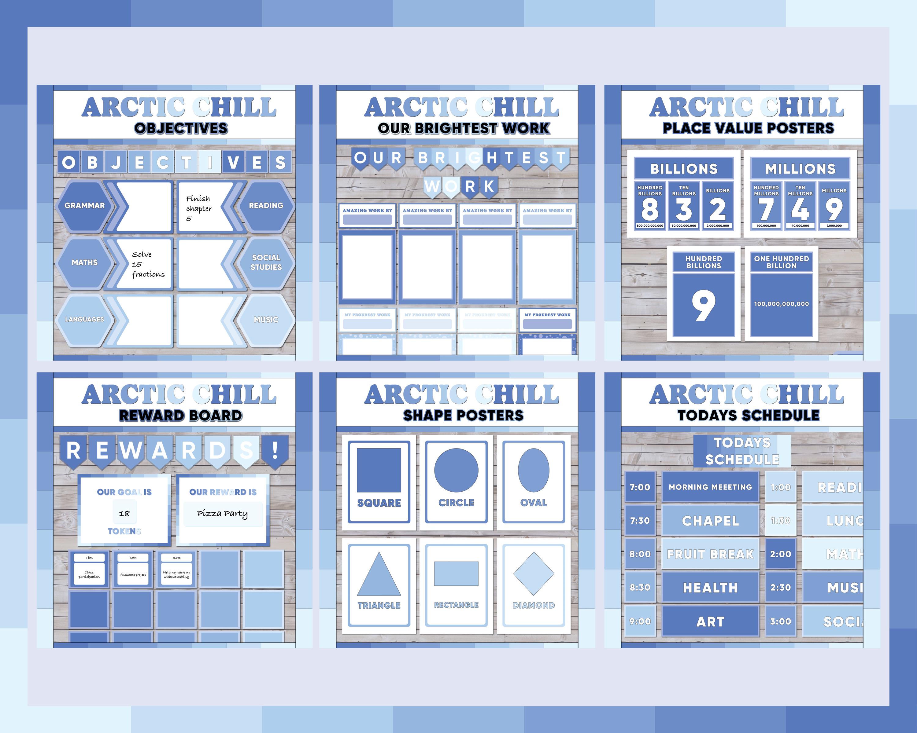 Blue Classroom Decor Bundle - Classroom Decorations - Teacher Resources ...