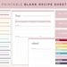 Printable Food Review Journal, Restaurant Review Sheet, Places to Eat ...